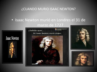 Isaac newton 802jm juan | PPTX