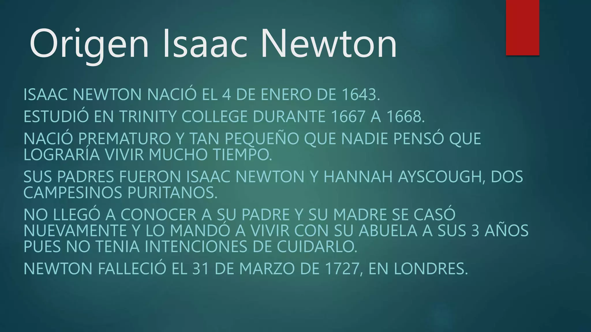 Isaac Newton Biografía-David.pptx