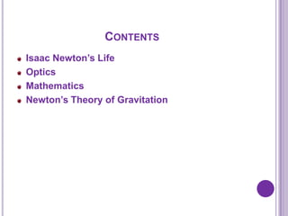 Isaac Newton | PPTX