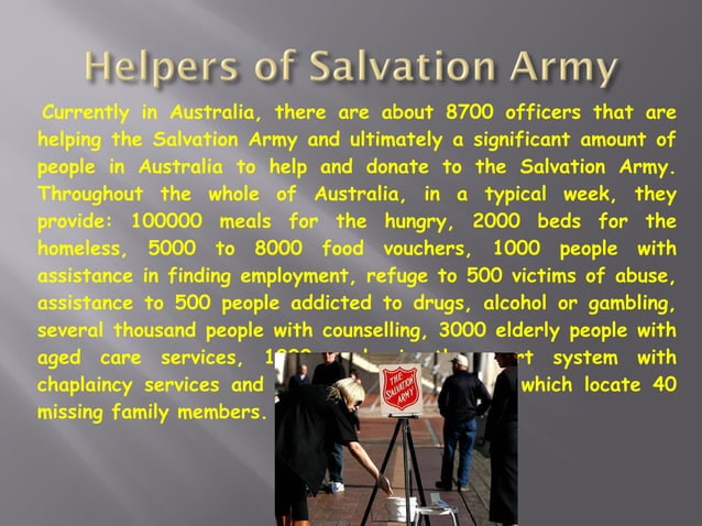 Salvation Army | PPT