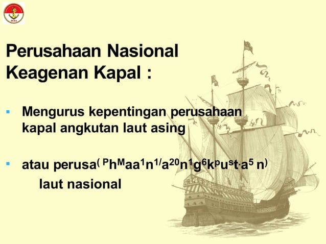 ISAA_Keagenan_Kapal PRESENTASI UNTUK TARUNA | PPTX