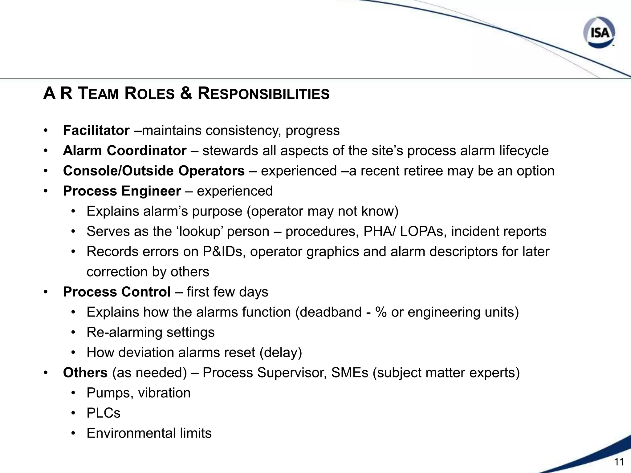 Isa art of alarm rationalization conley 8 26 17 | PPT