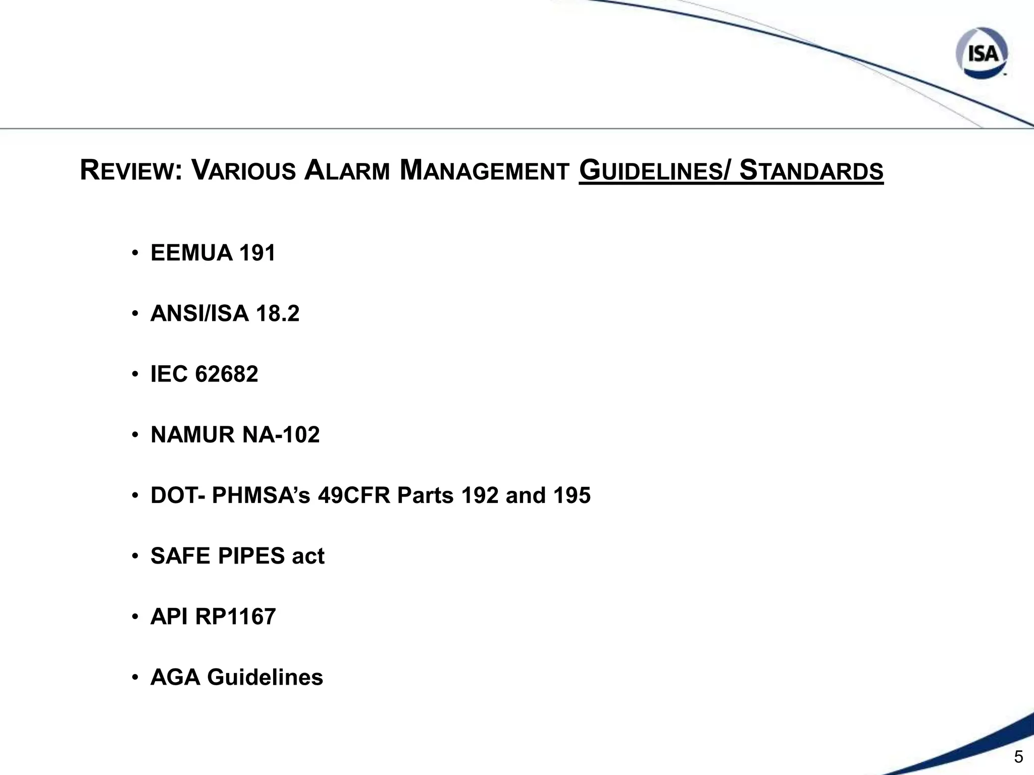 Isa art of alarm rationalization conley 8 26 17 | PPT