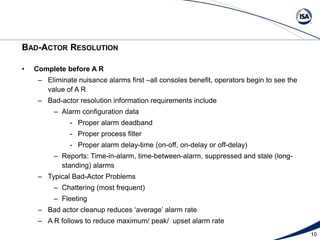 Isa art of alarm rationalization conley 8 26 17 | PPT