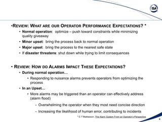 Isa art of alarm rationalization conley 8 26 17 | PPT