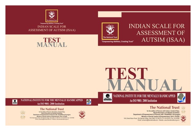 ISAA TEST MANNUAL(2).pdf | Brain and Nervous System Disorders ...