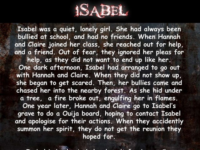 Isabel | PPT