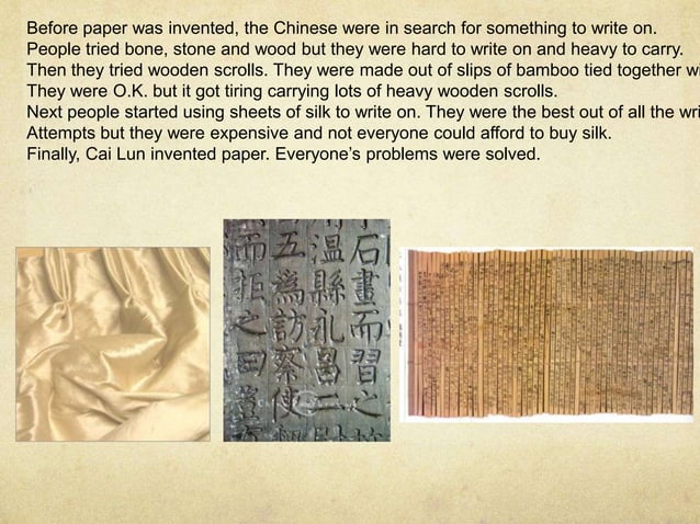 Isabel424 the chinese invention of paper presentation ver 3 | PPT
