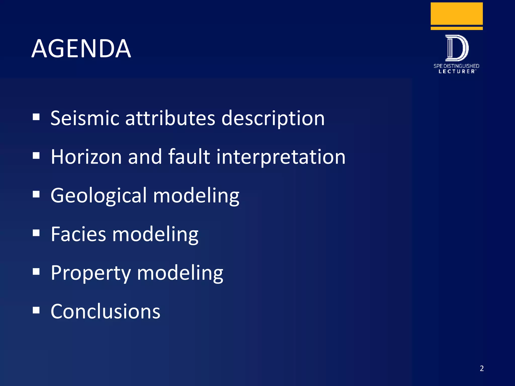 Improving Reservoir Simulation Modeling with Seismic Attributes | PPTX