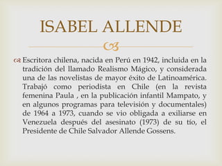 Isabel allende | PPTX