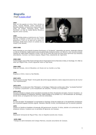 Isabel allende y la casa de los espíritus (apuntes) | DOCX