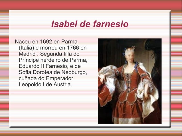 Isabel de farnesio | PPT