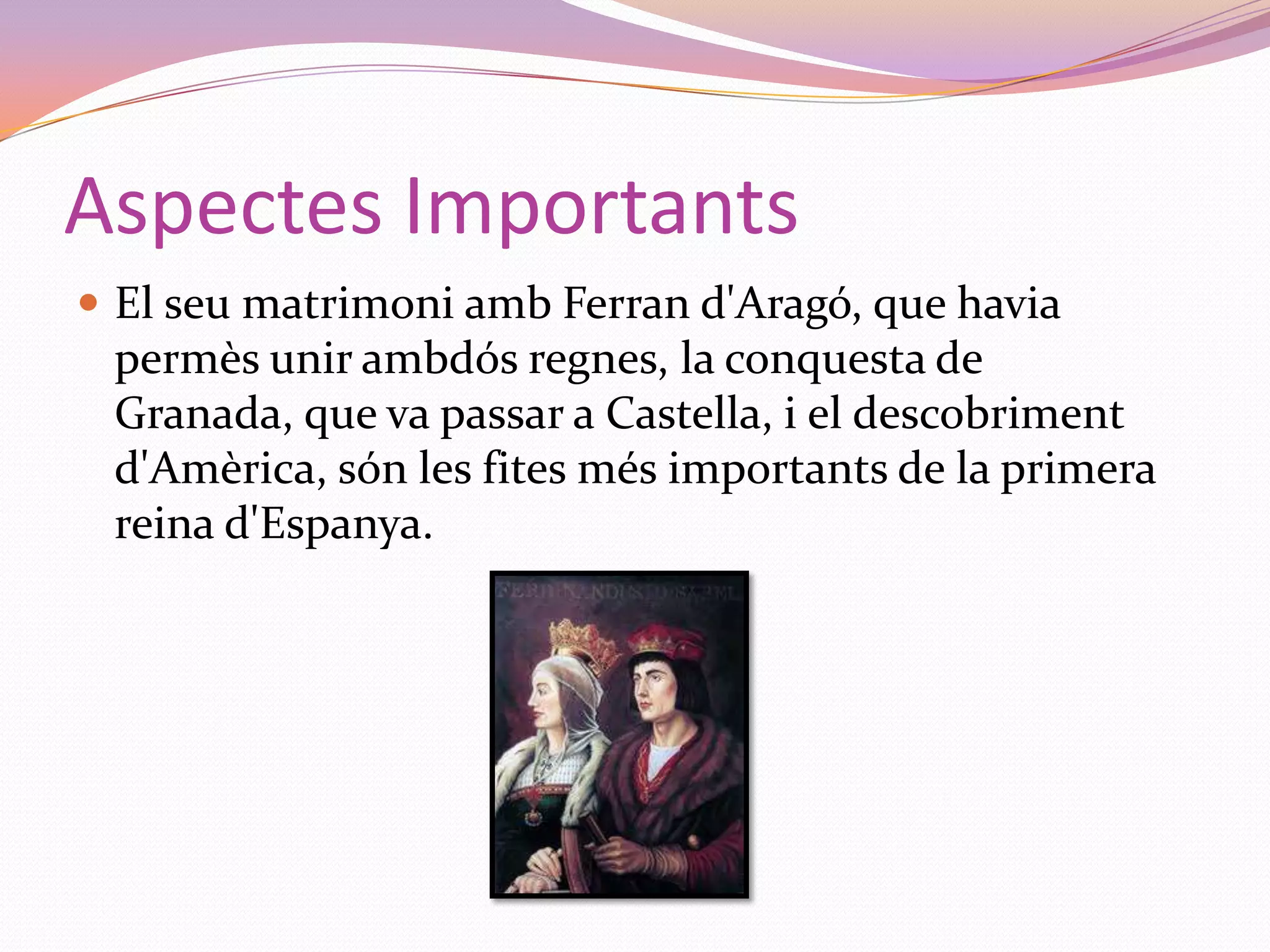 Isabel i de castella | PPTX