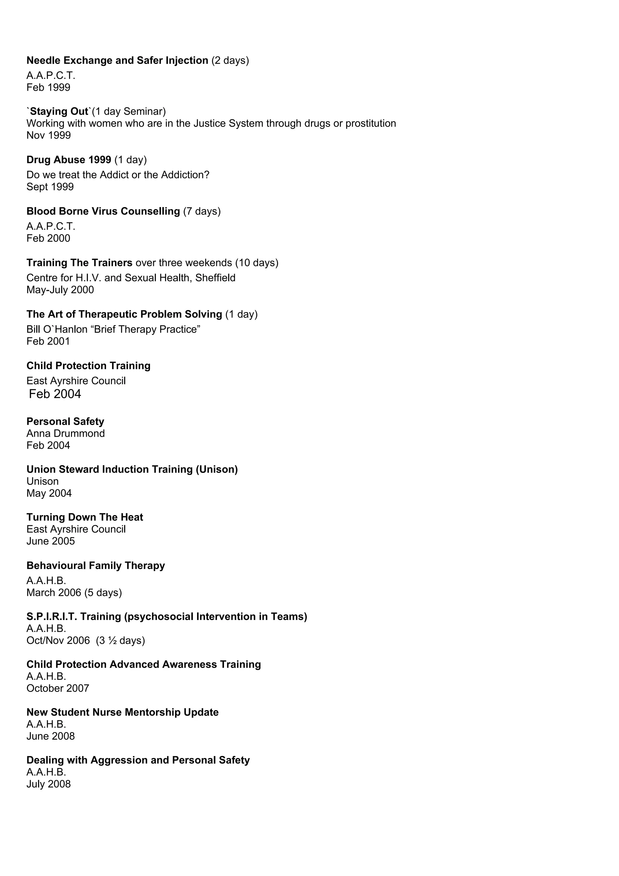 Isabel kerr cv | DOC