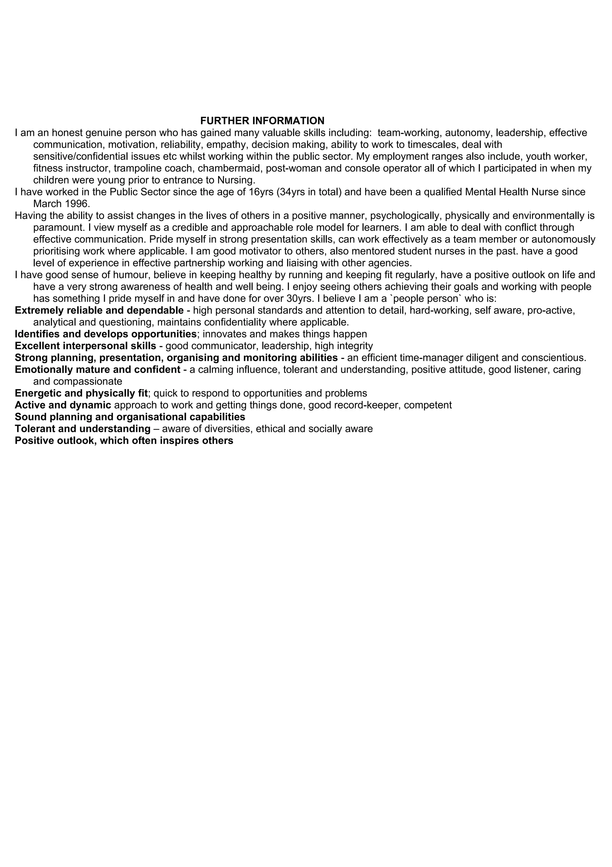 Isabel kerr cv | DOC