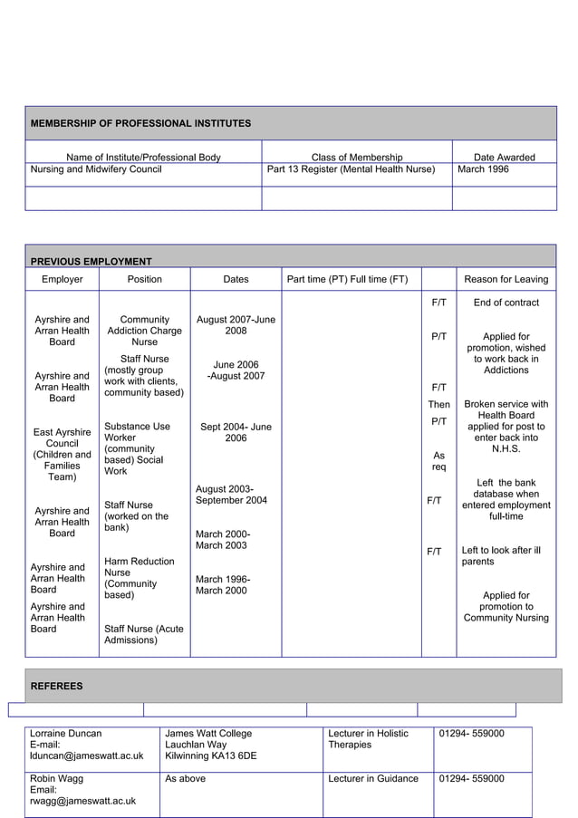 Isabel kerr cv | DOC