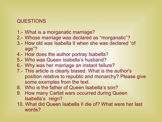 Isabella II | PPT