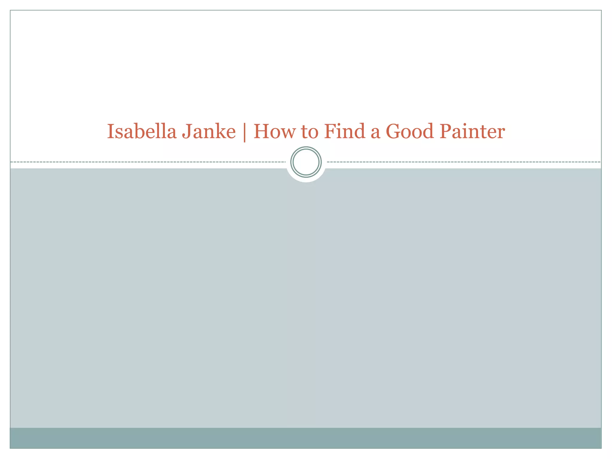 Isabella janke | PPT