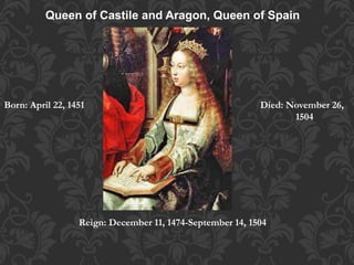 Isabella of castile | PPTX