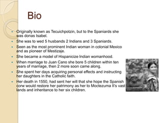 Isabel Moctezuma | PPTX