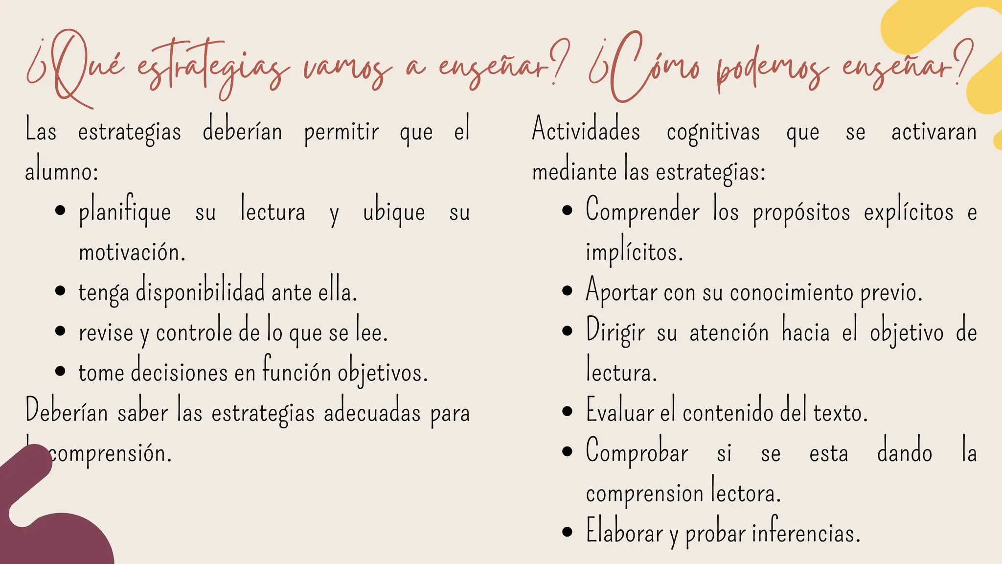 Isabel Solé la enseñanza de estrategias para la comprensión lectora | PPT