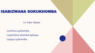IsisZulu Isabizwana nezinhlobo zesabizwana.pptx