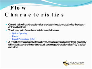 Basic Control Valve Sizing and Selection | PPT
