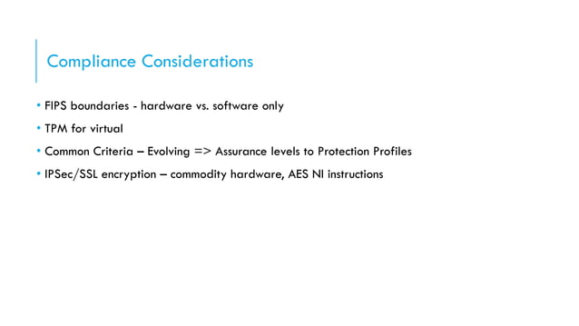 Enterprise Network Security & Compliance - A Vendor's Perspective | PDF
