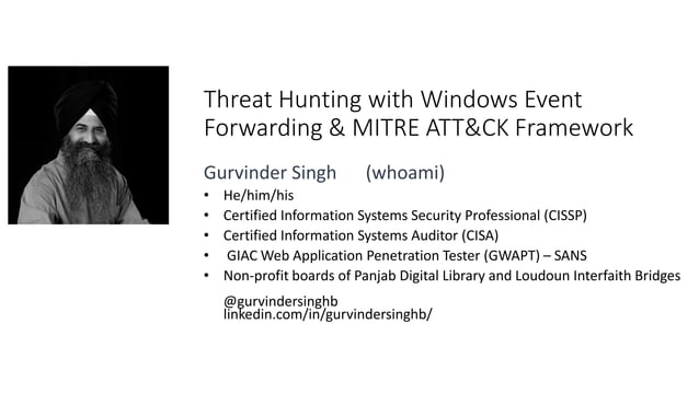 ISACA -Threat Hunting using Native Windows tools .pdf