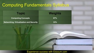 ISACA Computing Fundamentals Exam Overview and Tips.pdf