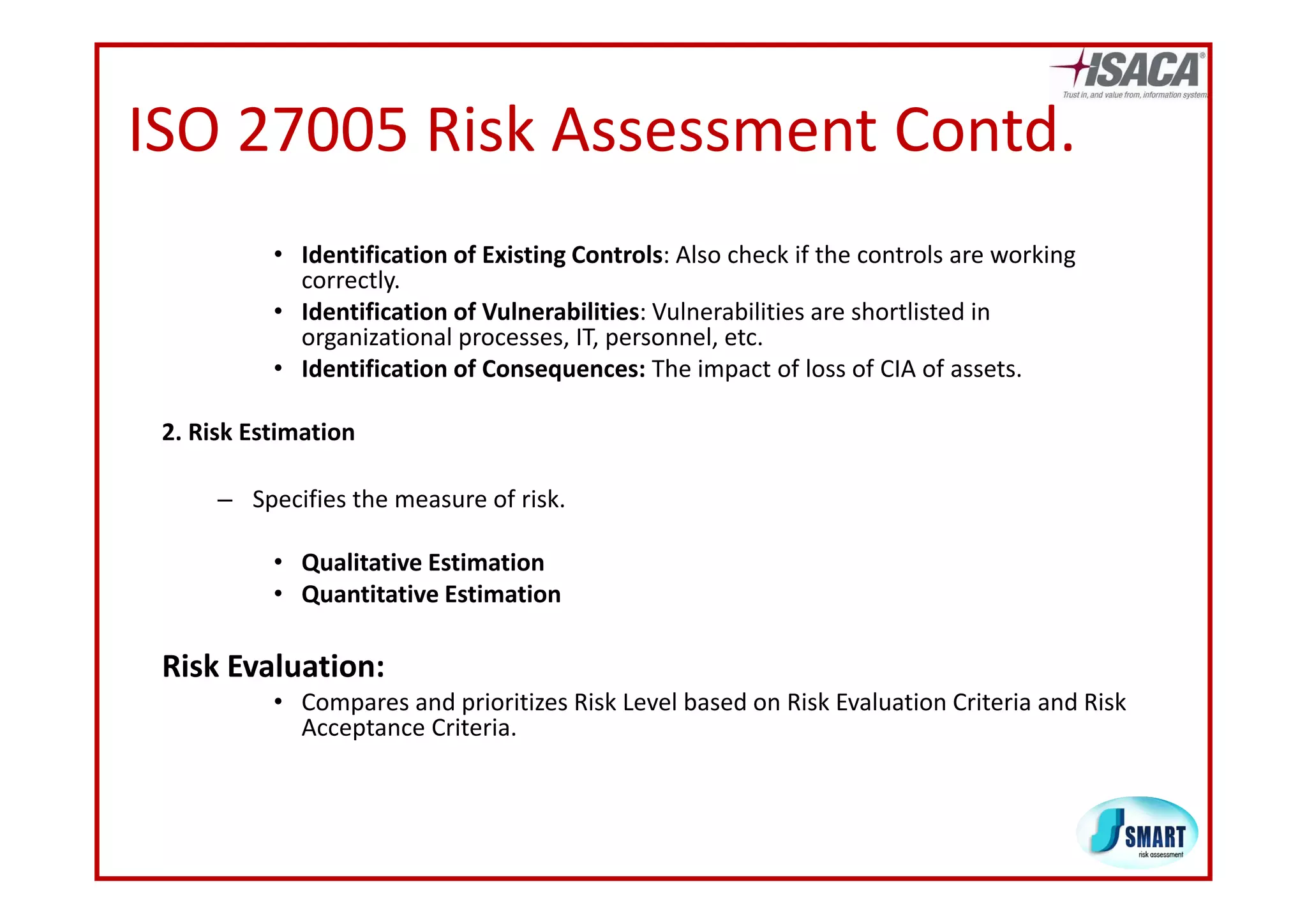 ISO 27005 Risk Assessment | PDF