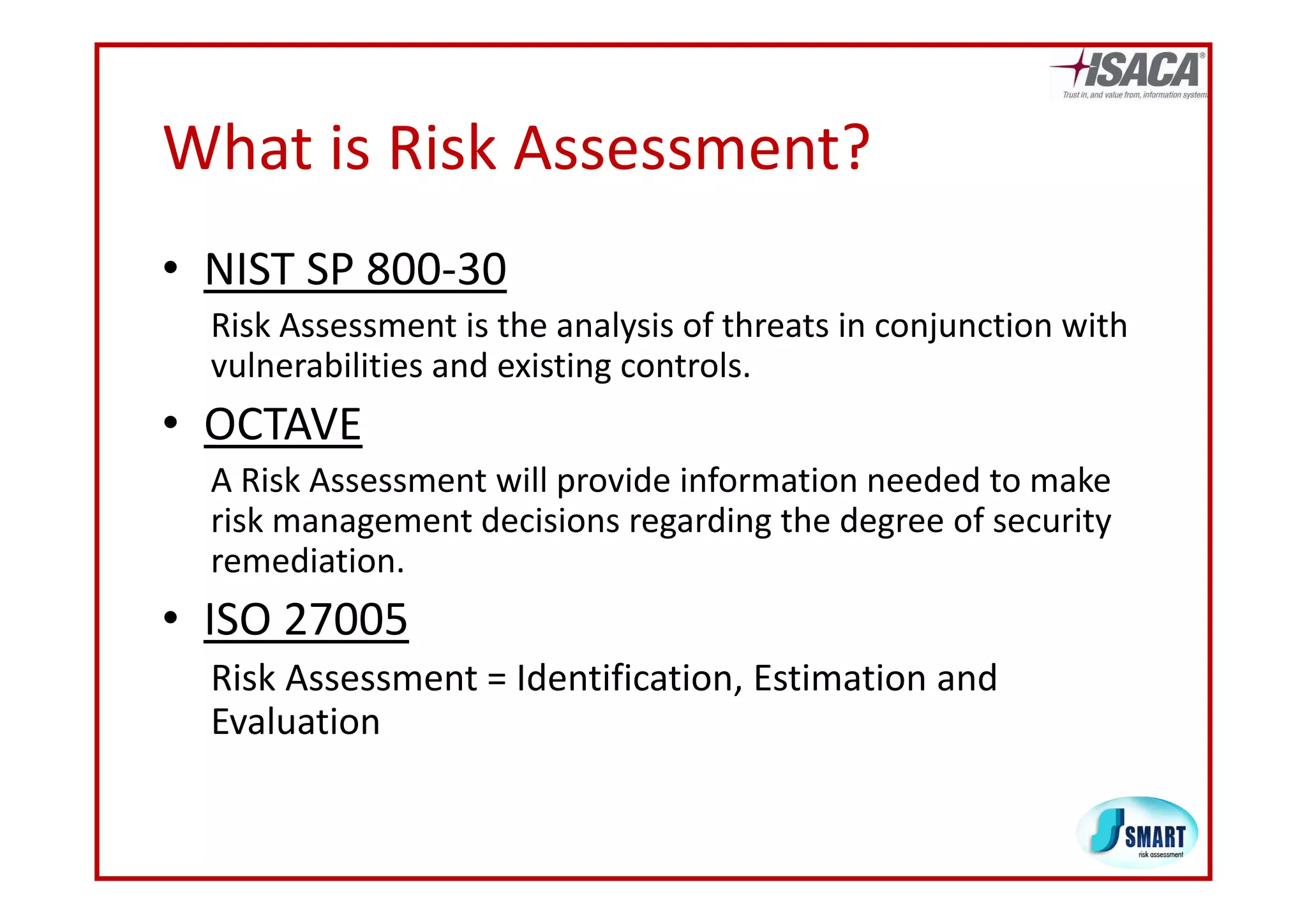 ISO 27005 Risk Assessment | PDF | Information and Network Security ...