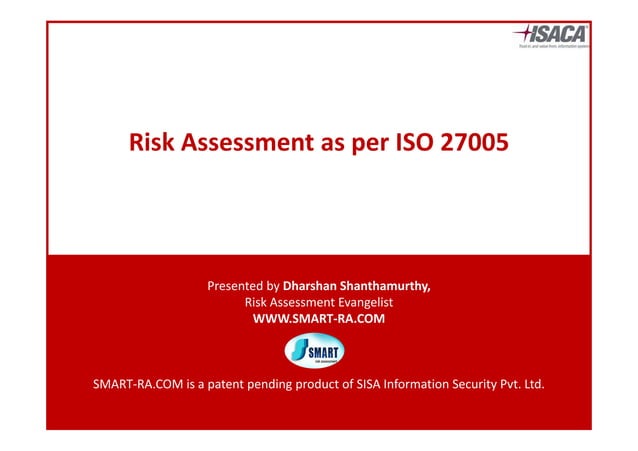 ISO 27005 Risk Assessment | PDF | Information and Network Security ...