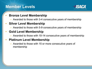 ISACA Member Benefits | PPSX