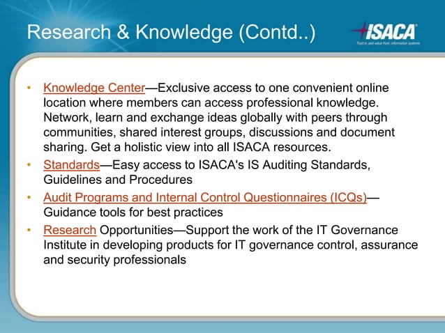 ISACA Member Benefits | PPSX