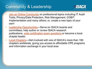 ISACA Member Benefits | PPSX