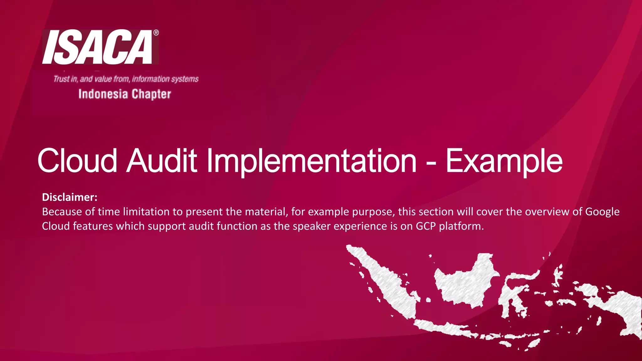 The Art of Cloud Auditing - ISACA ID | PPT