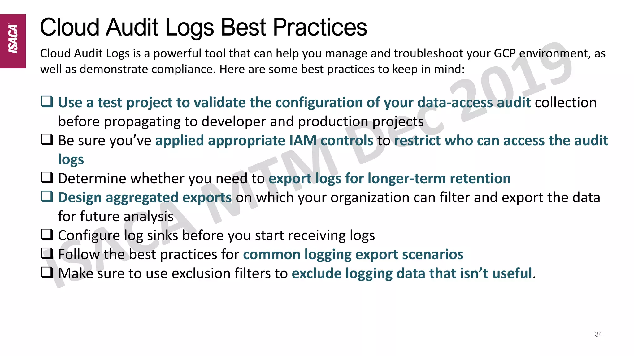 The Art of Cloud Auditing - ISACA ID | PPT