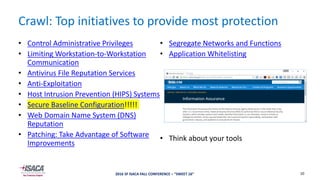 Walk This Way: CIS CSC and NIST CSF is the 80 in the 80/20 rule | PDF