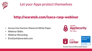 Waratek ISACA Webinar | PDF | Programming Languages | Computing