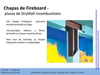 Isadora Matos, Raquel Silva, Sarah Cunha - Estruturas em Gesso | PDF