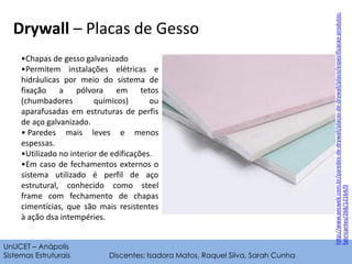 Isadora Matos, Raquel Silva, Sarah Cunha - Estruturas em Gesso | PDF
