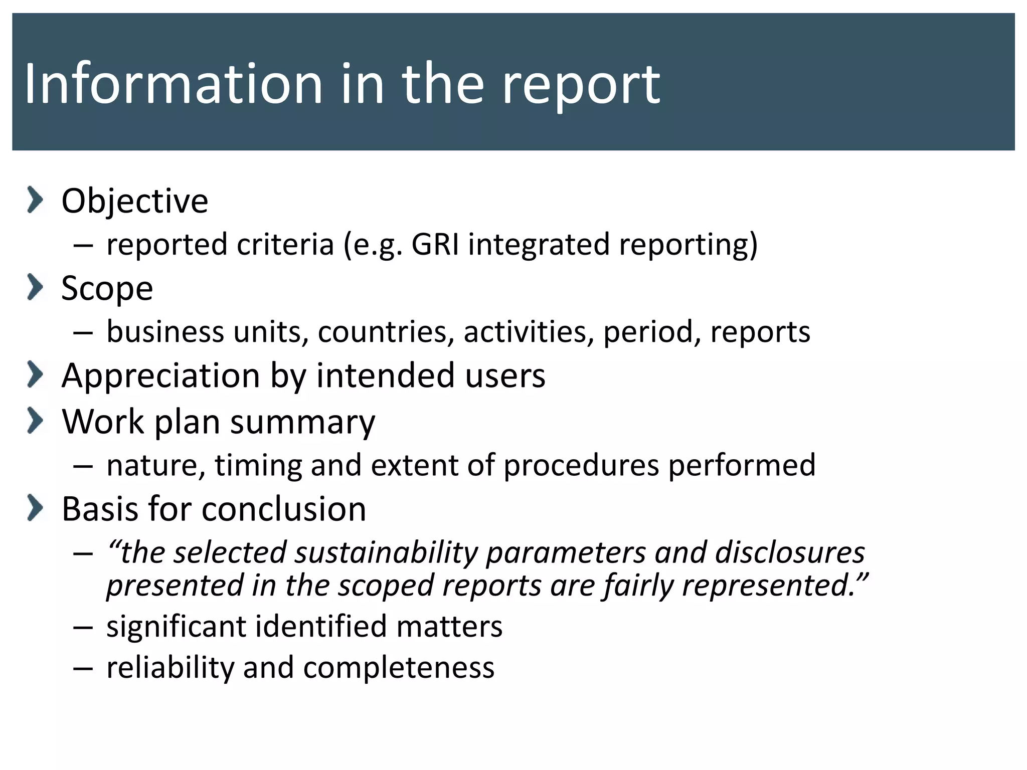 International Standard on Assurance Engagements ISAE 3000 Audits | PPTX