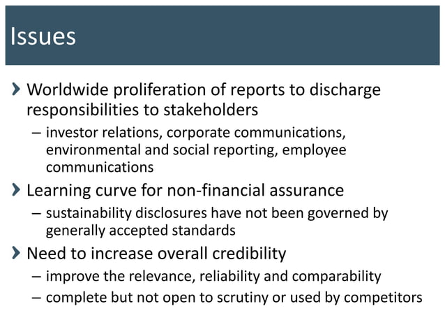 International Standard on Assurance Engagements ISAE 3000 Audits | PPTX ...