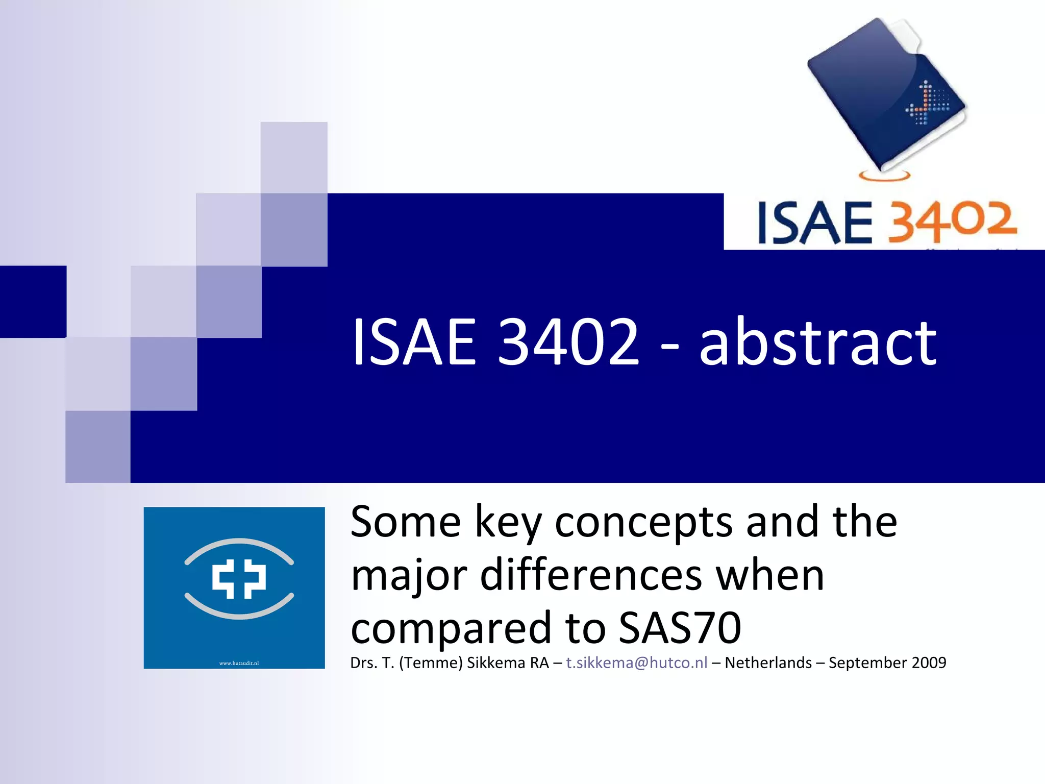 Isae 3402 Abstract | PPT