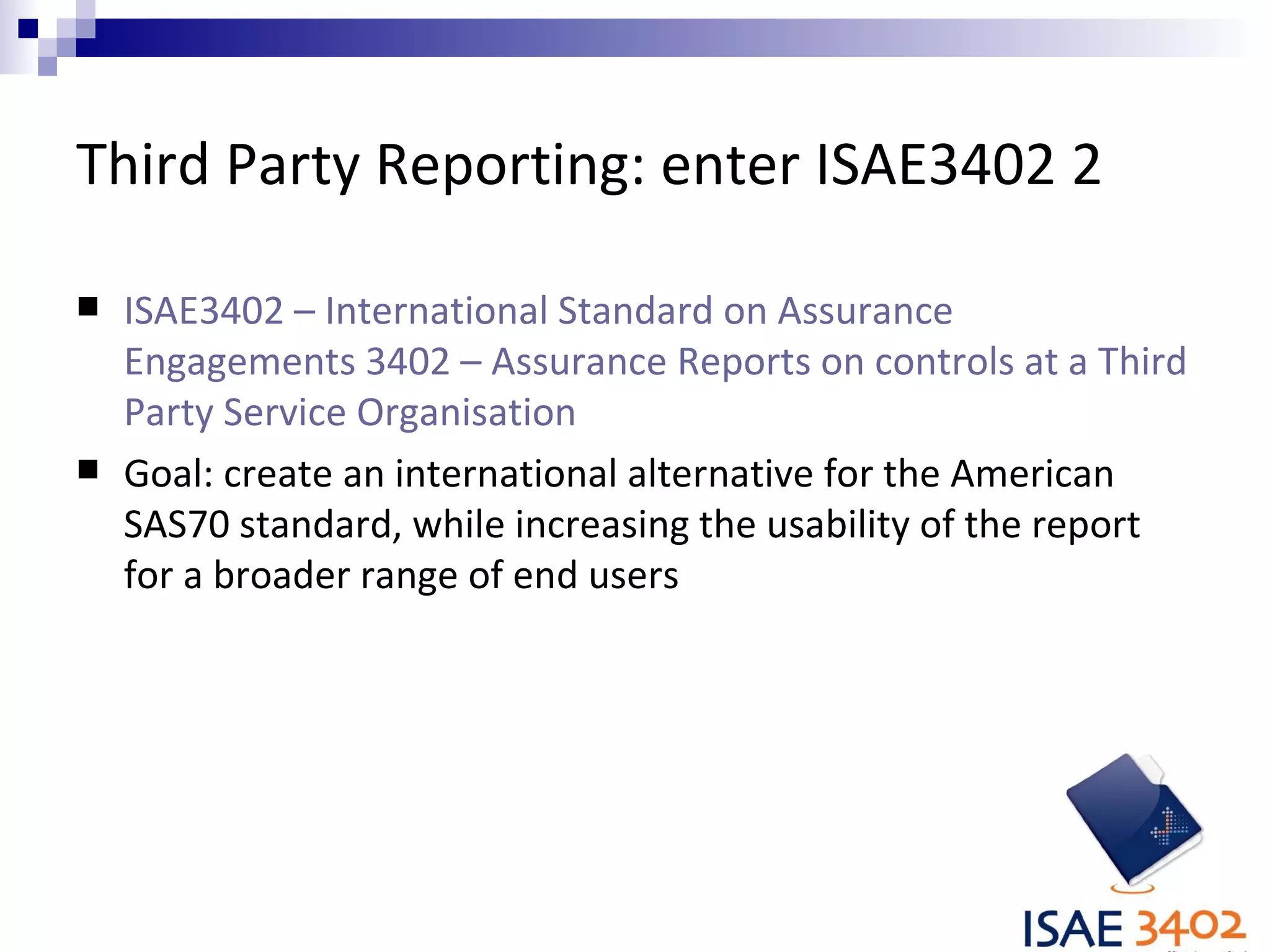 Isae 3402 Abstract | PPT