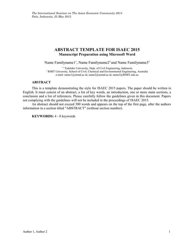 Isaec2015 abstract-template | PDF