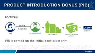 Isagenix detailed compensation plan training document | PPTX