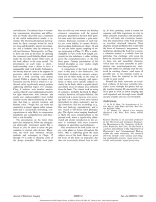 Introduction to Color Imaging Science | PDF