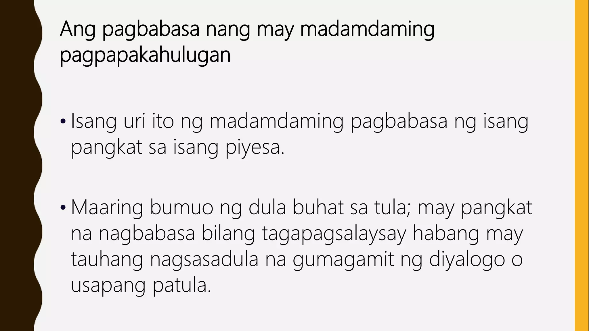 Isahan at Sabayang Pagbigkas | PPTX